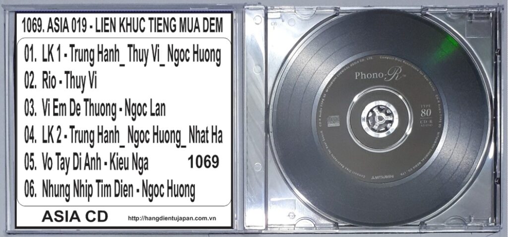 1069. ASIA 019 – LIEN KHUC TIENG MUA DEM – Hang Dien Tu Japan