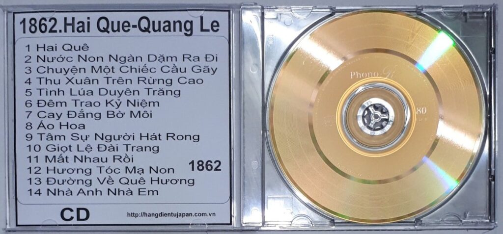 1862. TNCD418 – Hai Que (Quang Le) – Hang Dien Tu Japan