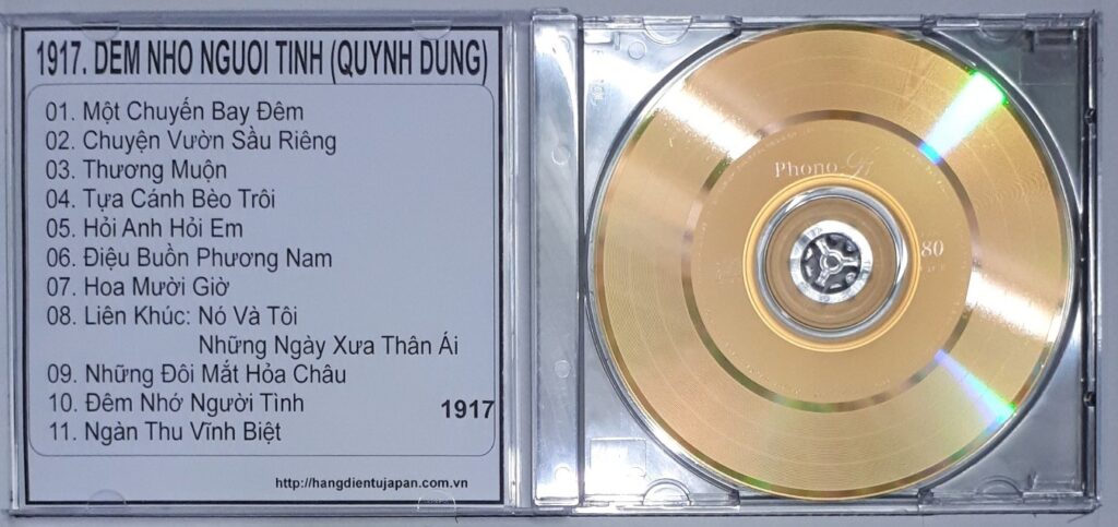 1917. TNCD475 – Dem Nho Nguoi Tinh (Quynh Dung) – Hang Dien Tu Japan