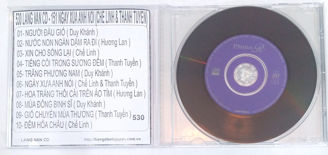 530 LANG VAN CD – 151 NGAY XUA ANH NOI (CHE LINH & THANH TUYEN) – Hang ...