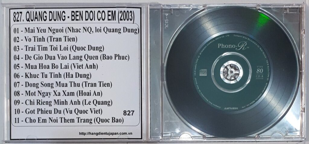 827 QUANG DUNG – BEN DOI CO EM (2003) – Hang Dien Tu Japan