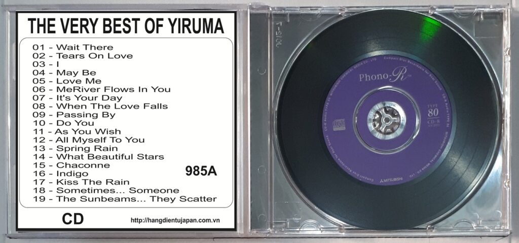 985A YIRUMA – THE VERY BEST OF YIRUMA-YIRUMA PIANO (2011) – Hang Dien ...