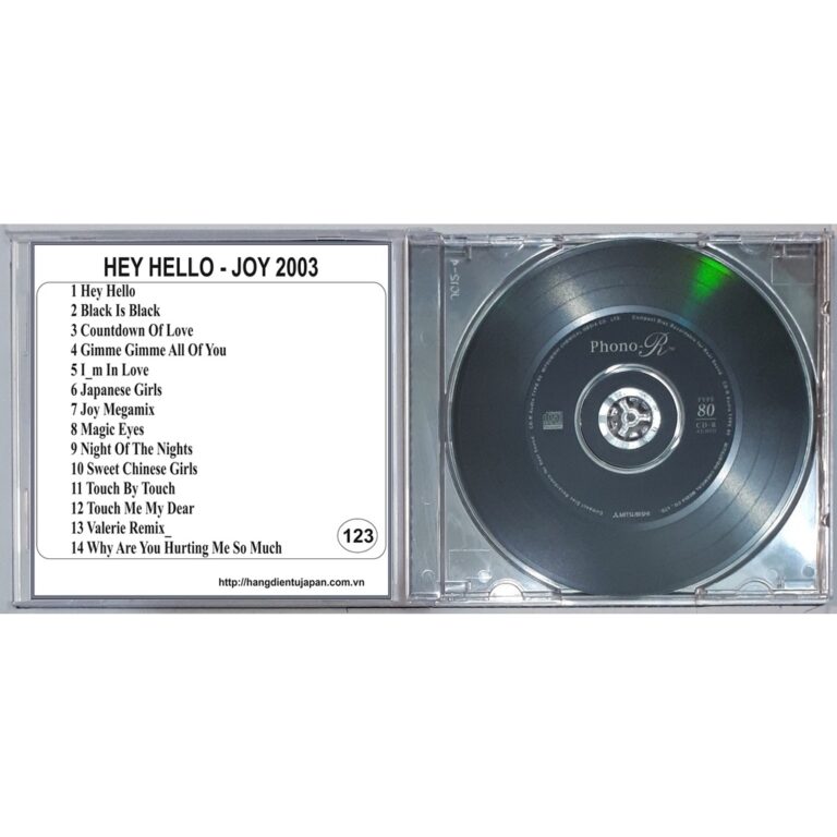 ĐĨA CD 123.HEY HELLO -JOY 2003 chất lượng cao – Hang Dien Tu Japan