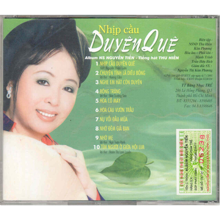 ĐĨA CD 2951.Thu Hien – Nhip cau duyen que (2001) chất lượng cao – Hang ...