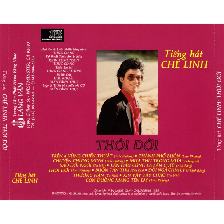 ĐĨA CD 419 -LANG VAN CD – 033 THOI DOI (CHE LINH) chất lượng cao – Hang ...