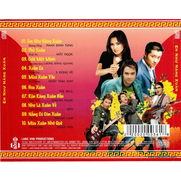Đĩa CD 682 LANG VAN CD – 361 EM NHU NANG XUAN (NHIEU NGHE SI) chất ...