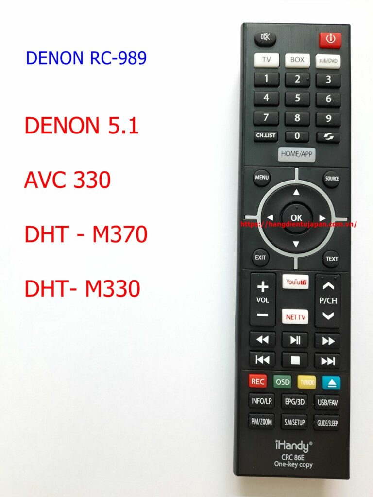KHIỂN HỌC DENON RC-989 – Hang Dien Tu Japan